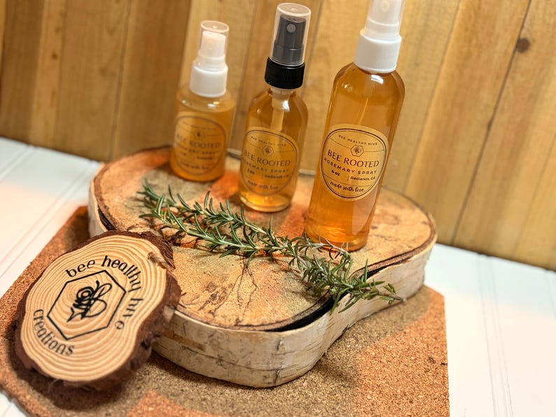 Bee Rooted Rosemary Hair Spray | Scalp & Root Refresh Mist | Rosemary ...