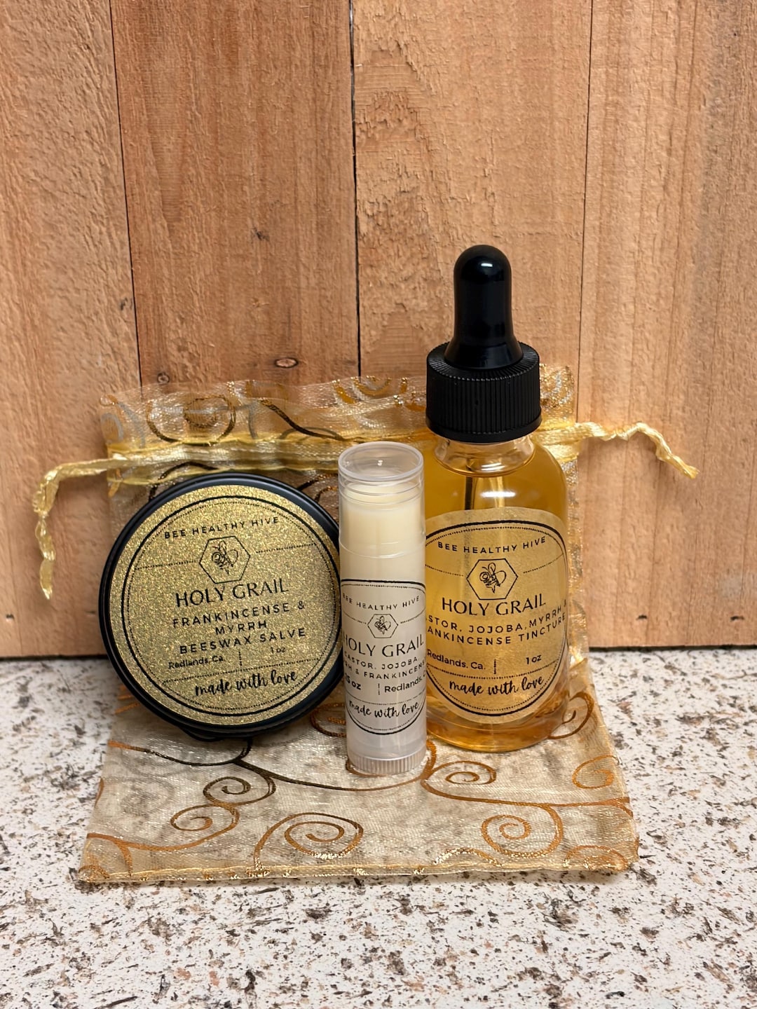 Frankincense and Myrrh Anointing Oil | Holy Grail Ritual Gift Set - Etsy