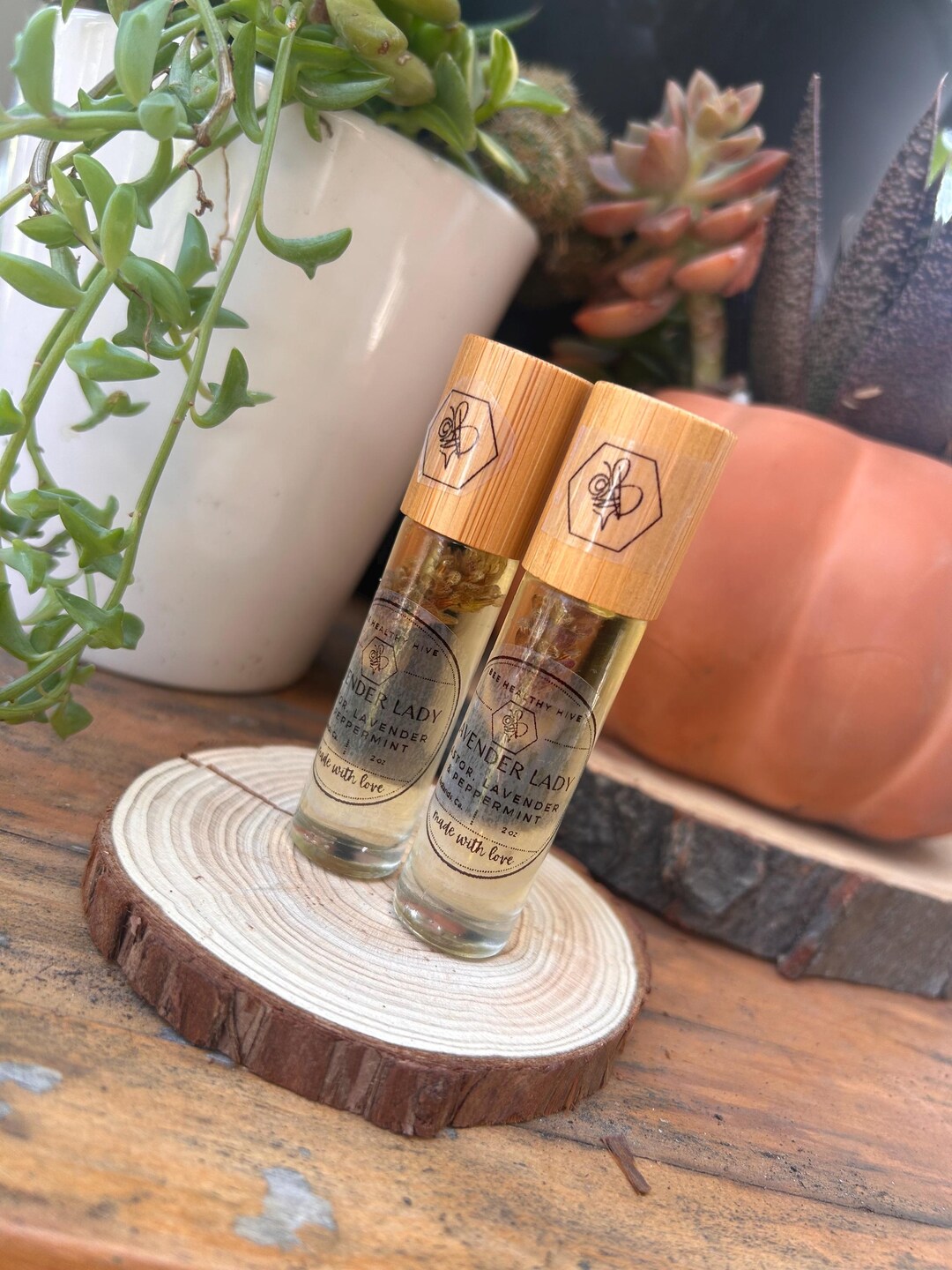 Lavender Lady Essential Roll-on | Handcrafted Essential Oil Blend ...