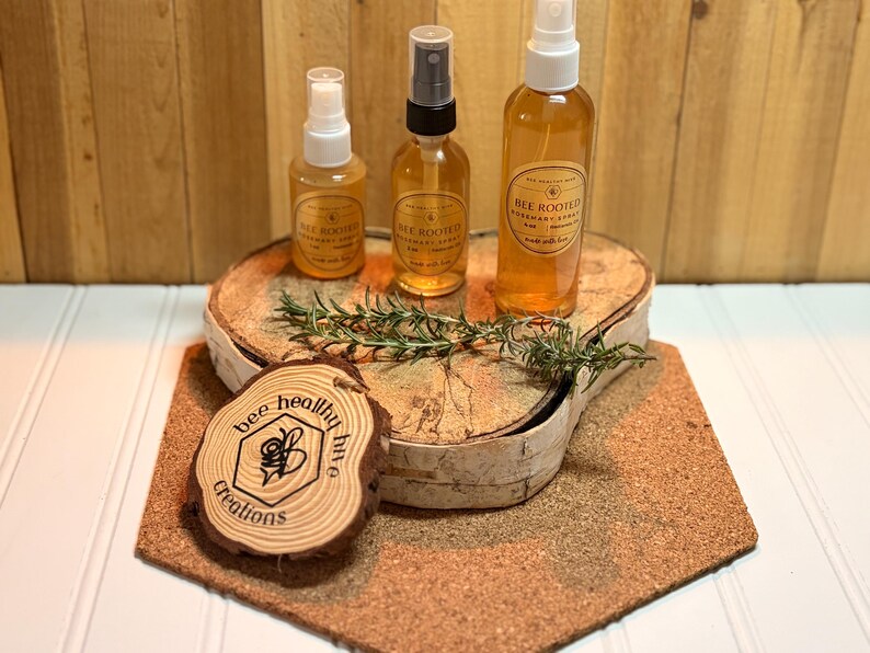 Bee Rooted Rosemary Hair Spray | Scalp & Root Refresh Mist | Rosemary ...