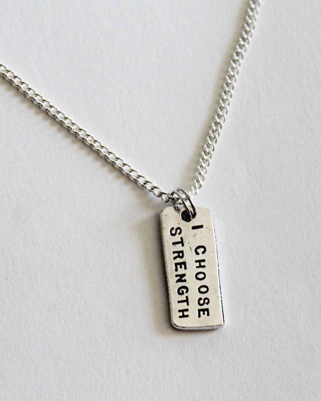 I Choose Strength Necklace. Choose Strength. Be Strong. for - Etsy