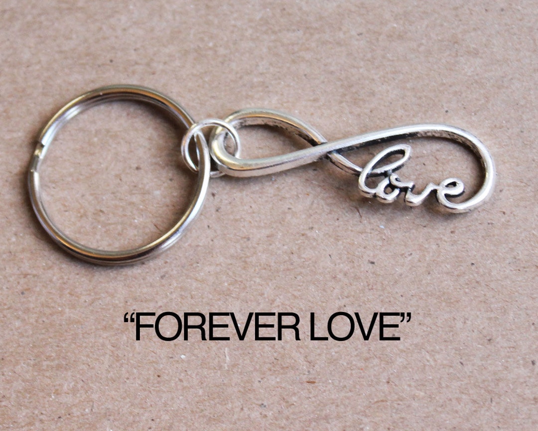 Forever Love Keychain. Infinity. Love Forever. Love for - Etsy