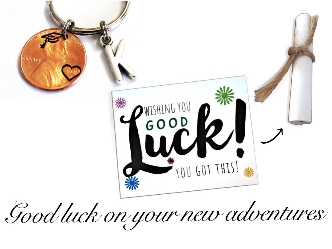 Good Luck Grad Wishing You Luck Grad Gift. PERSONALIZED - Etsy