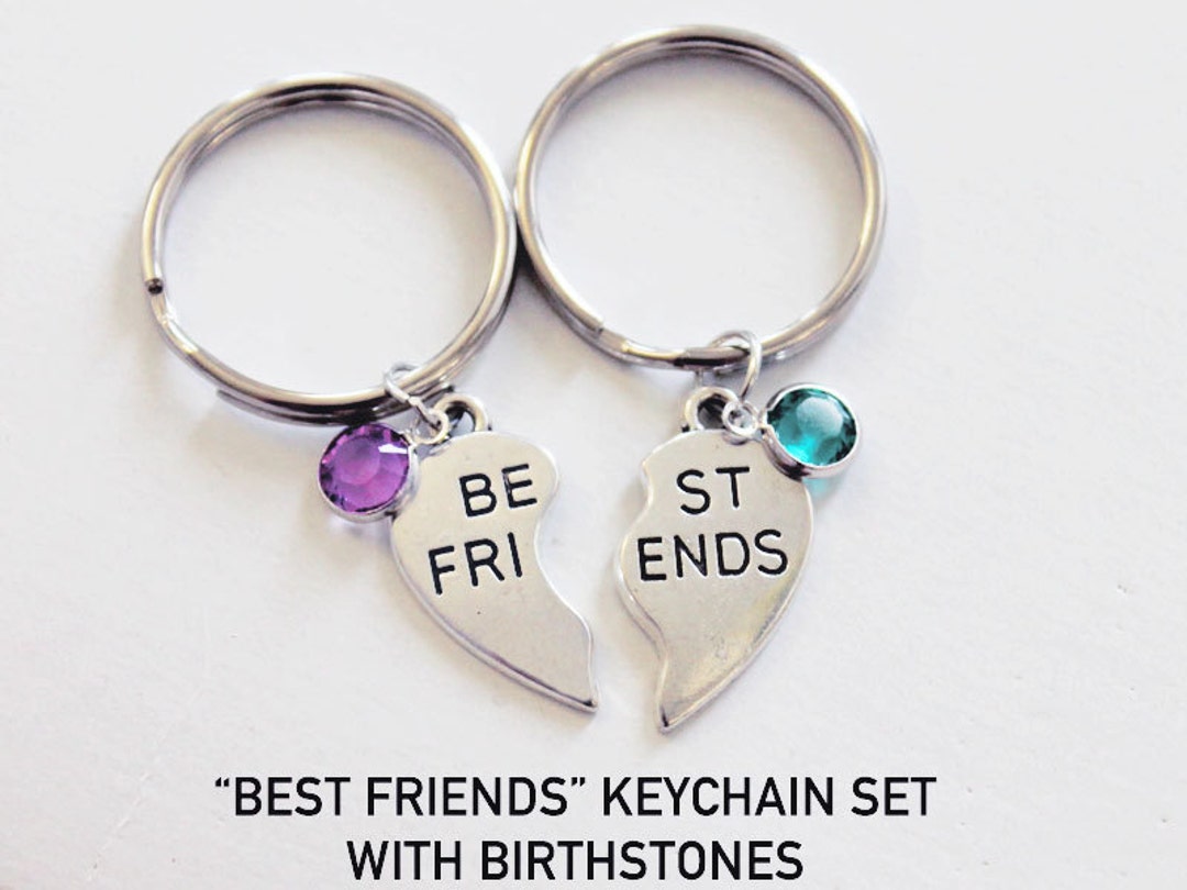 Best Friends Keychain Set. BFF. Best Friends Forever. Best Friends ...