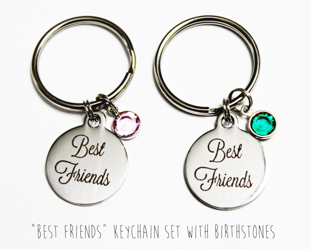 BEST FRIENDS. BFF. Best Friends Keychain Set. Best Friends Forever ...