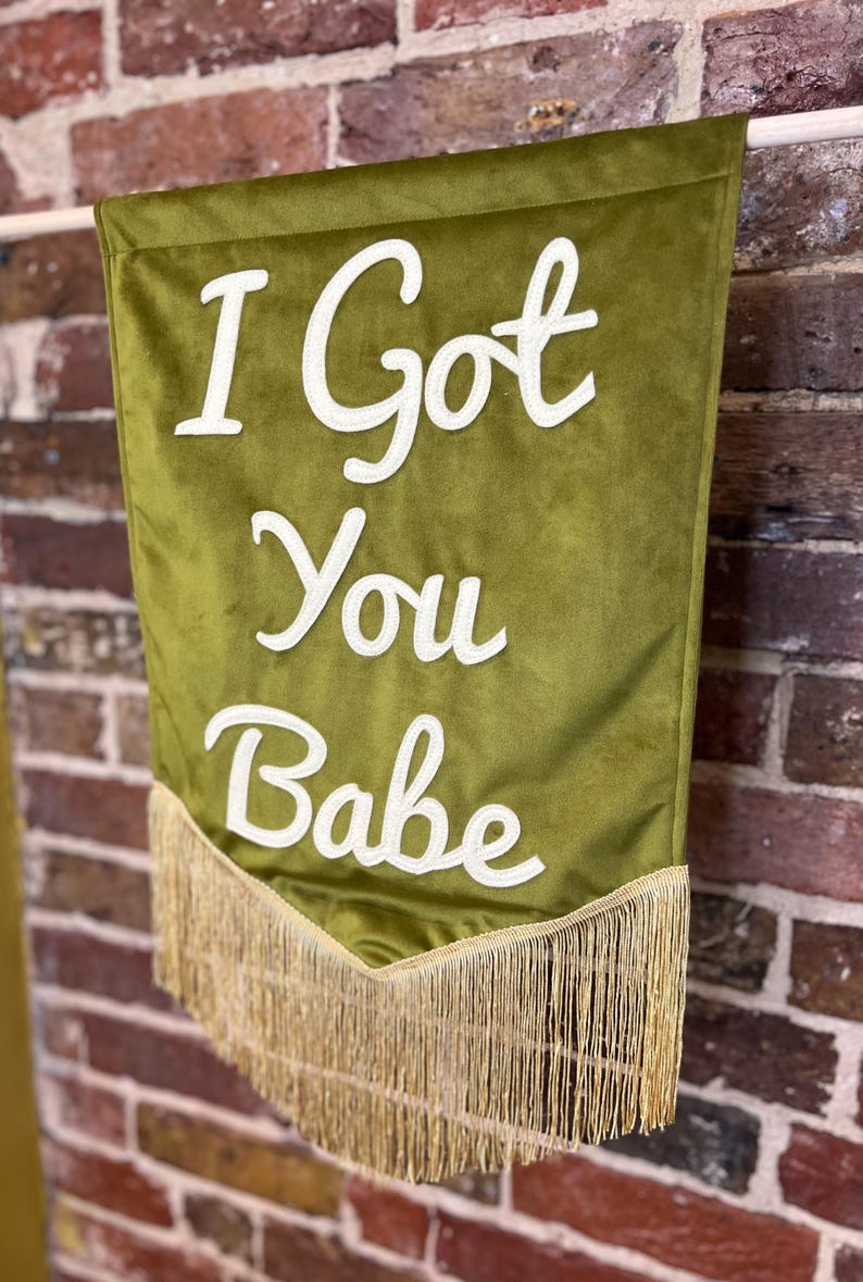 Personalised Small Velvet Wedding Banner | Bespoke Wedding Banner ...