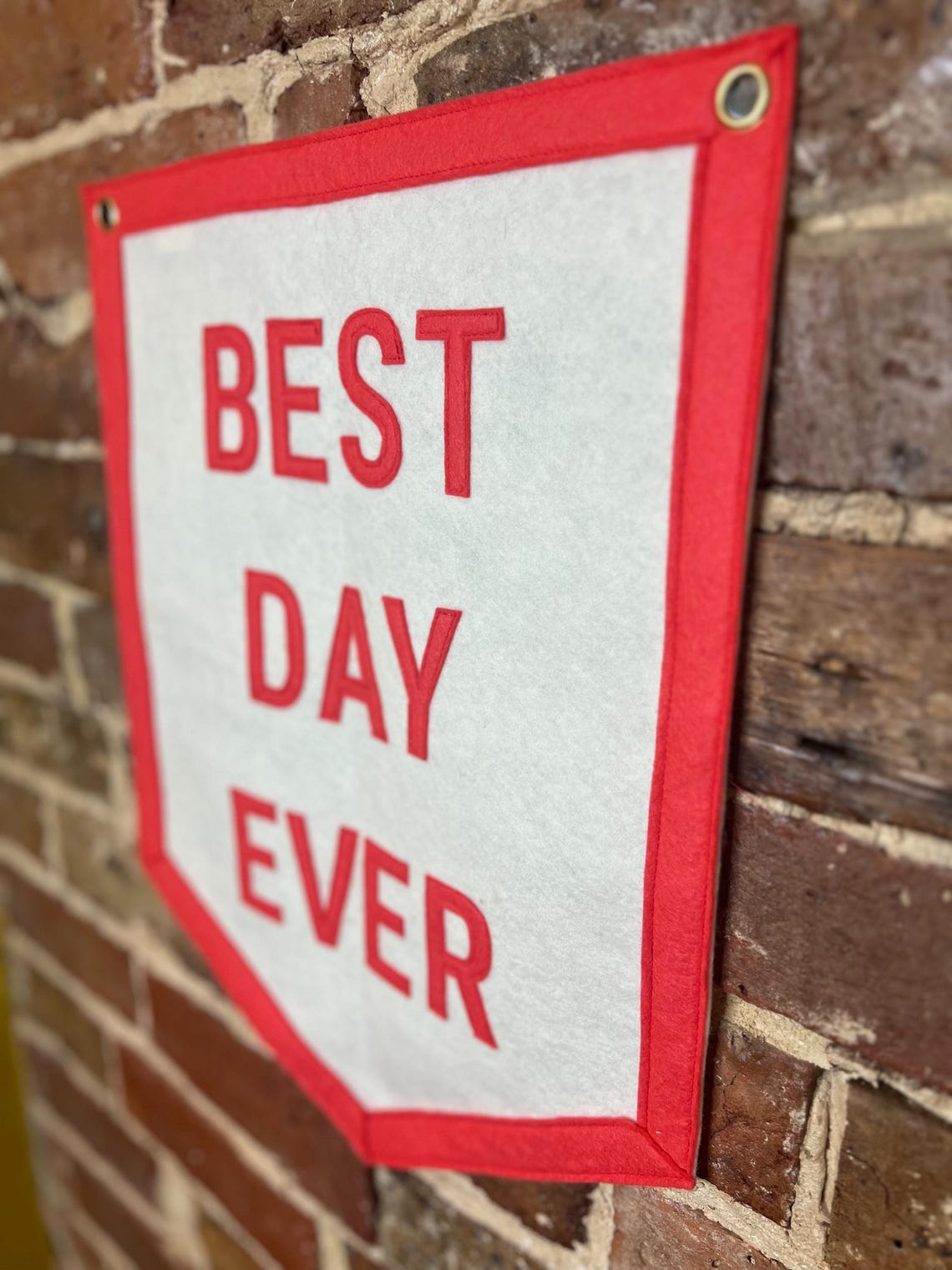 Personalised Small Felt Wedding Banner | Bespoke Wedding Banner ...