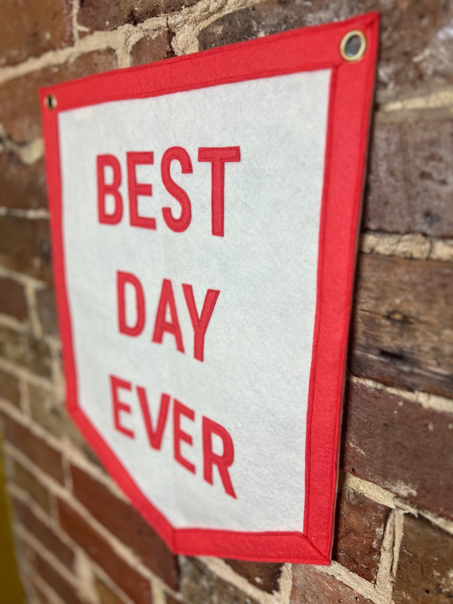 Personalised Small Felt Wedding Banner | Bespoke Wedding Banner ...
