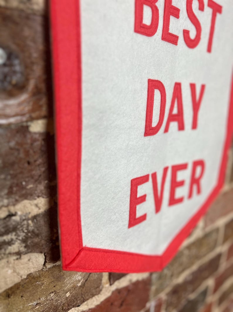 Personalised Small Felt Wedding Banner | Bespoke Wedding Banner ...