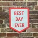 Personalised Small Felt Wedding Banner | Bespoke Wedding Banner ...