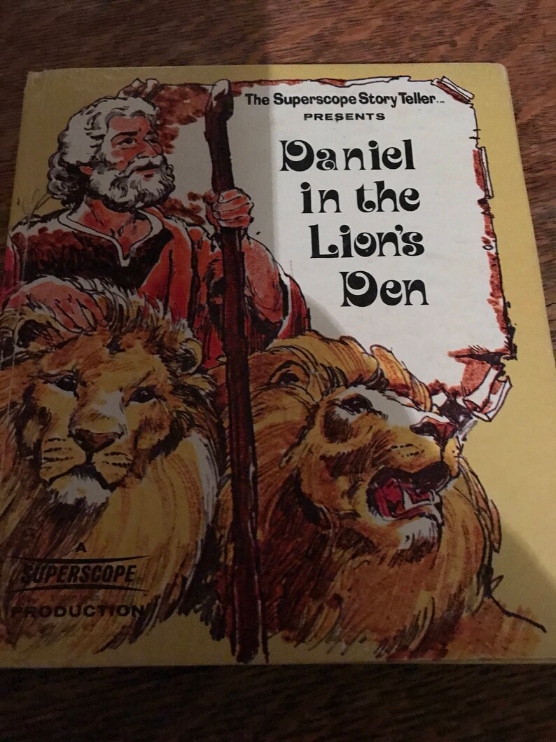Daniel in the Lion's Den Children's Book. Religious Bible Stories for Kids. - Etsy