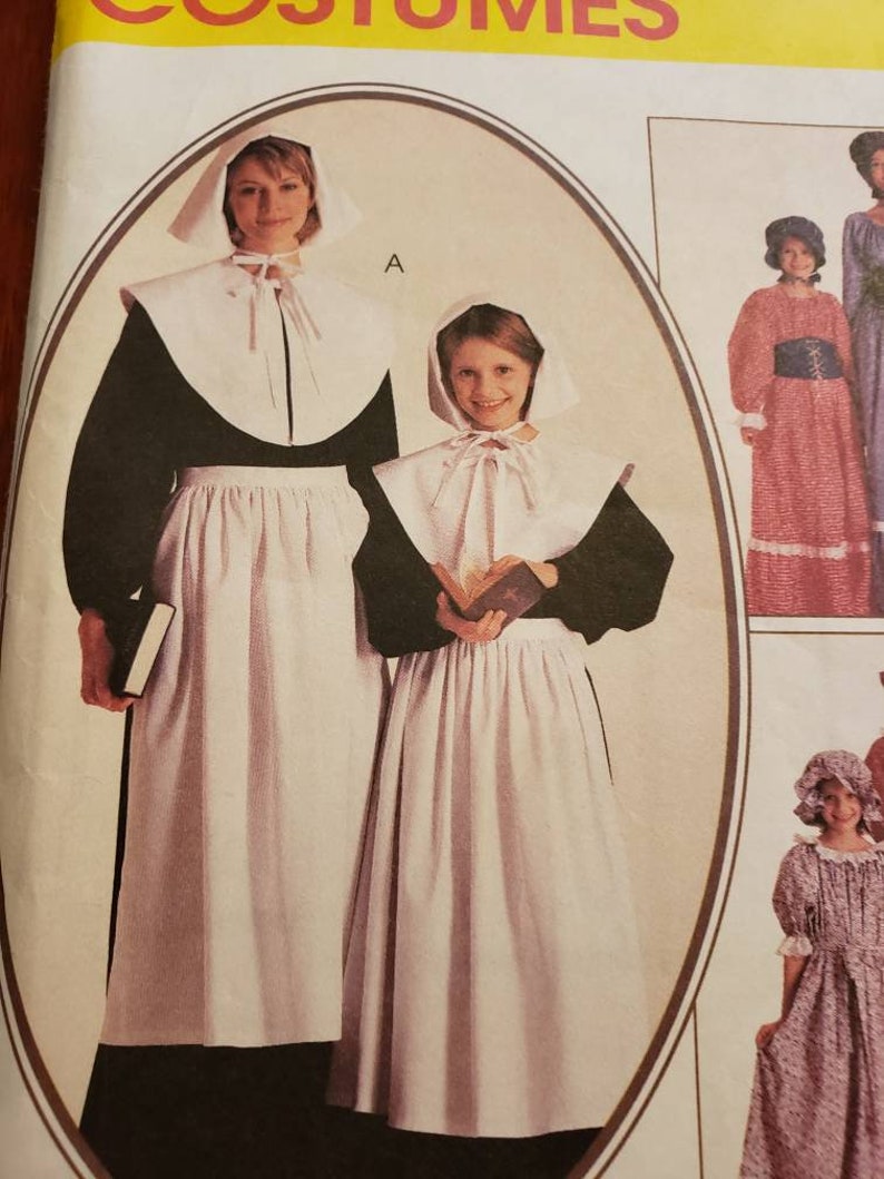 Mccall's Costume Pattern 2337. Pilgrim Period Style - Etsy