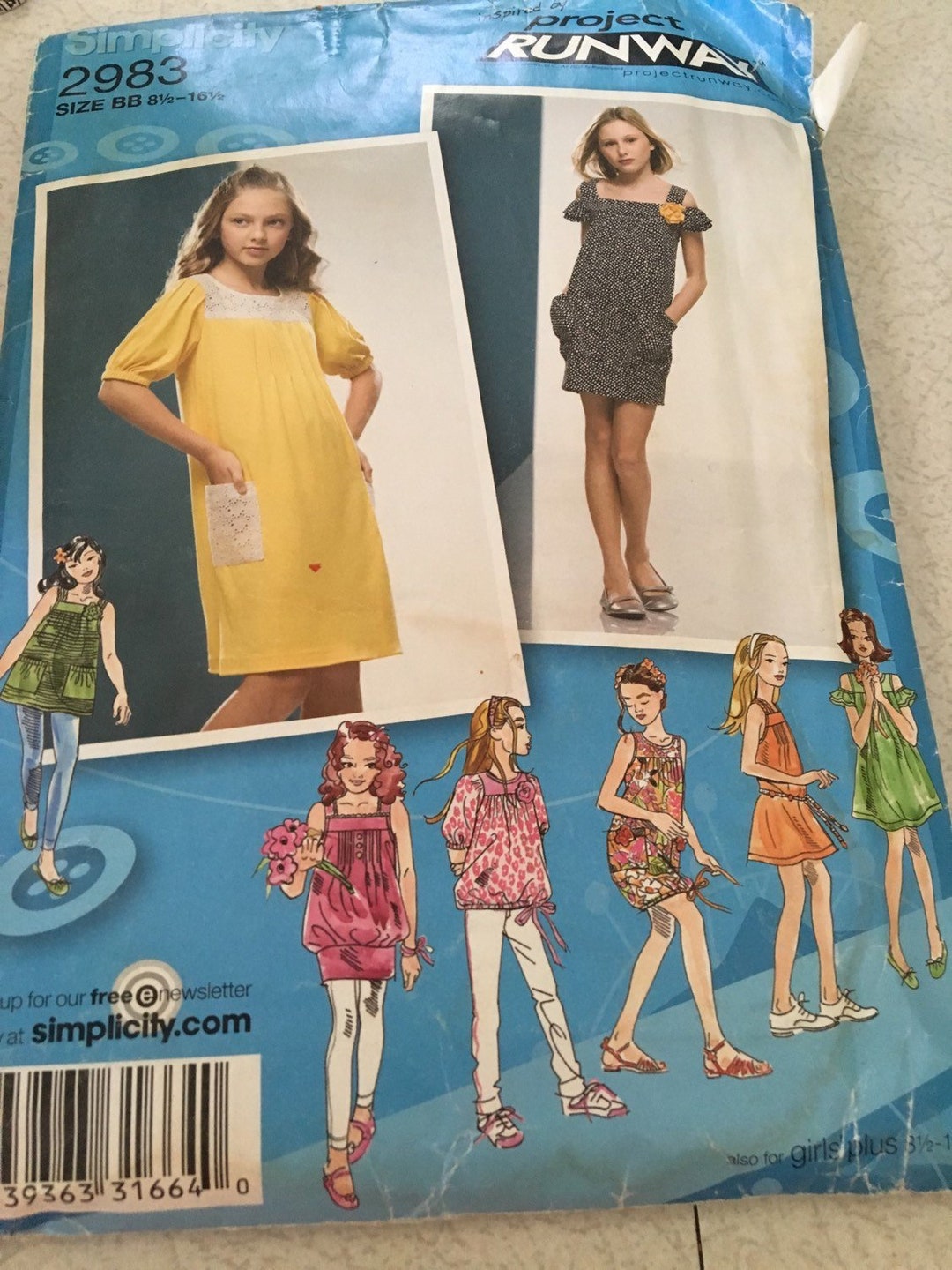 Project Runway Girls Dress Sewing Pattern - Etsy