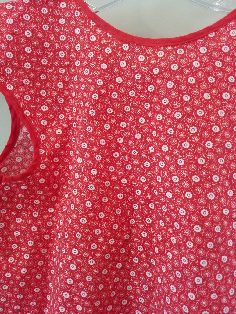Vintage kids full body handmade smock apron