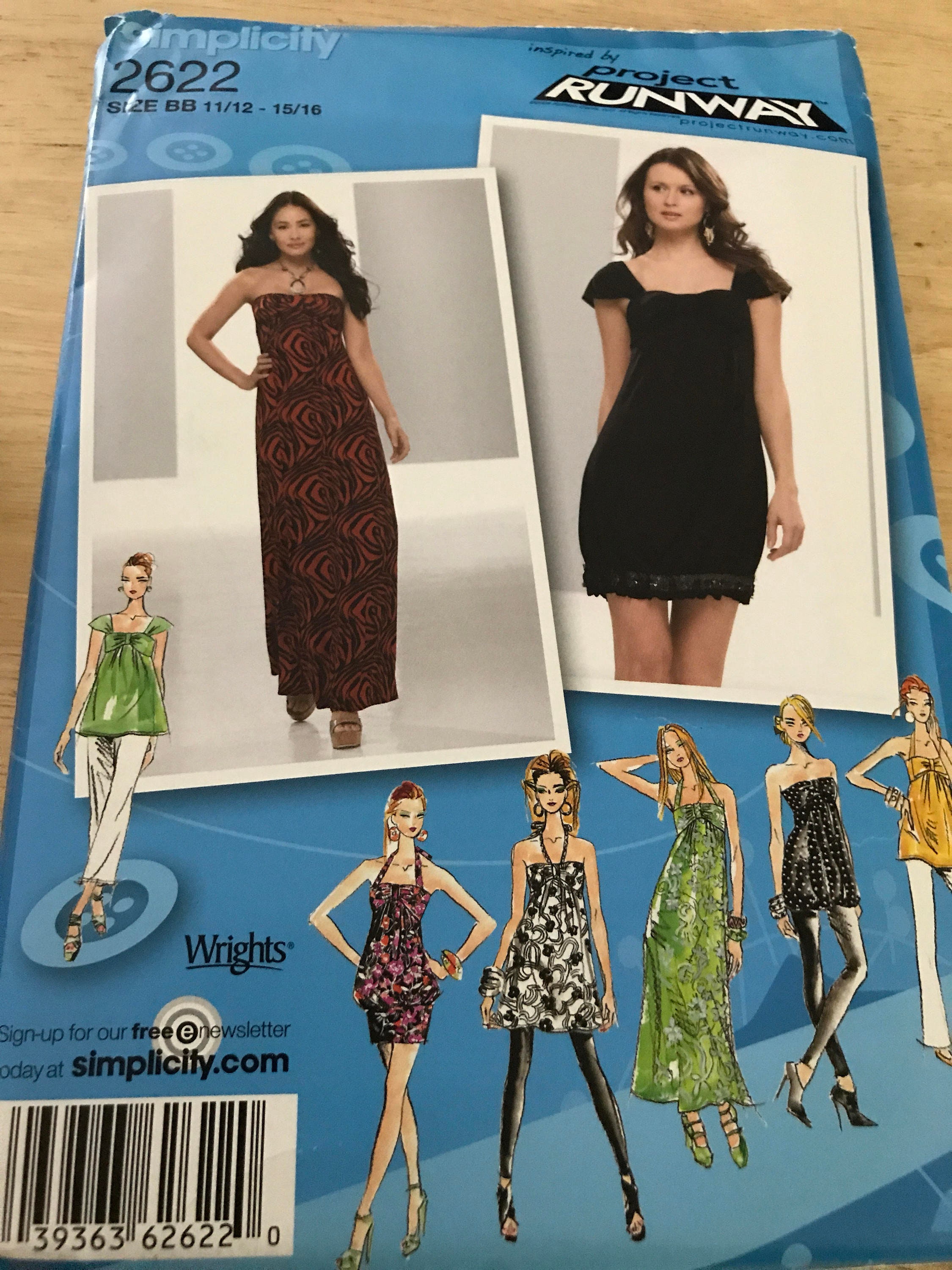 Project runway maxi dress pattern
