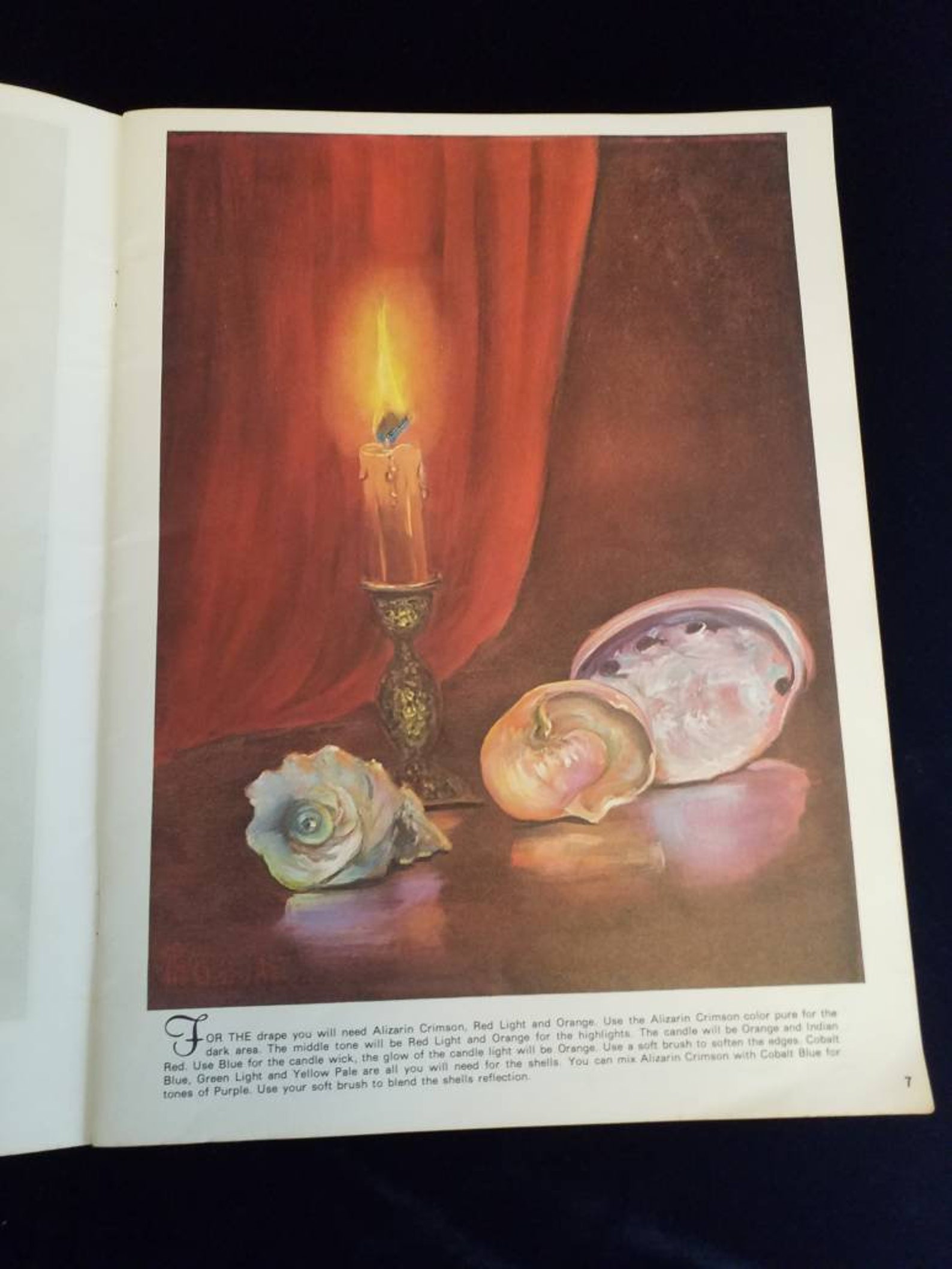 Vintage How to Paint Instruction Book Painting at the Sea - Etsy