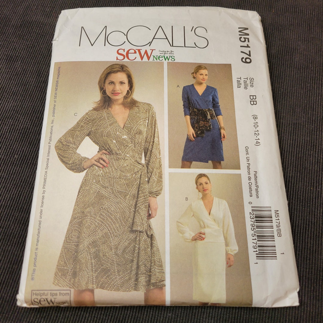 Mccall's M5179 Dress Sewing Pattern. New - Etsy