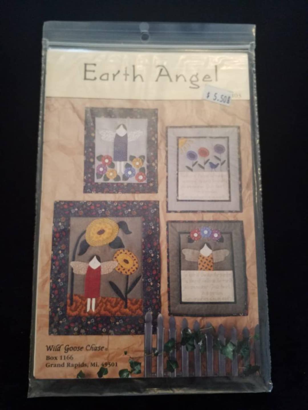 Earth Angel Wall Hanging Applique Quilt Style Design Pattern - Etsy