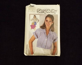 Simplicity Sewing Pattern Blouse - Etsy