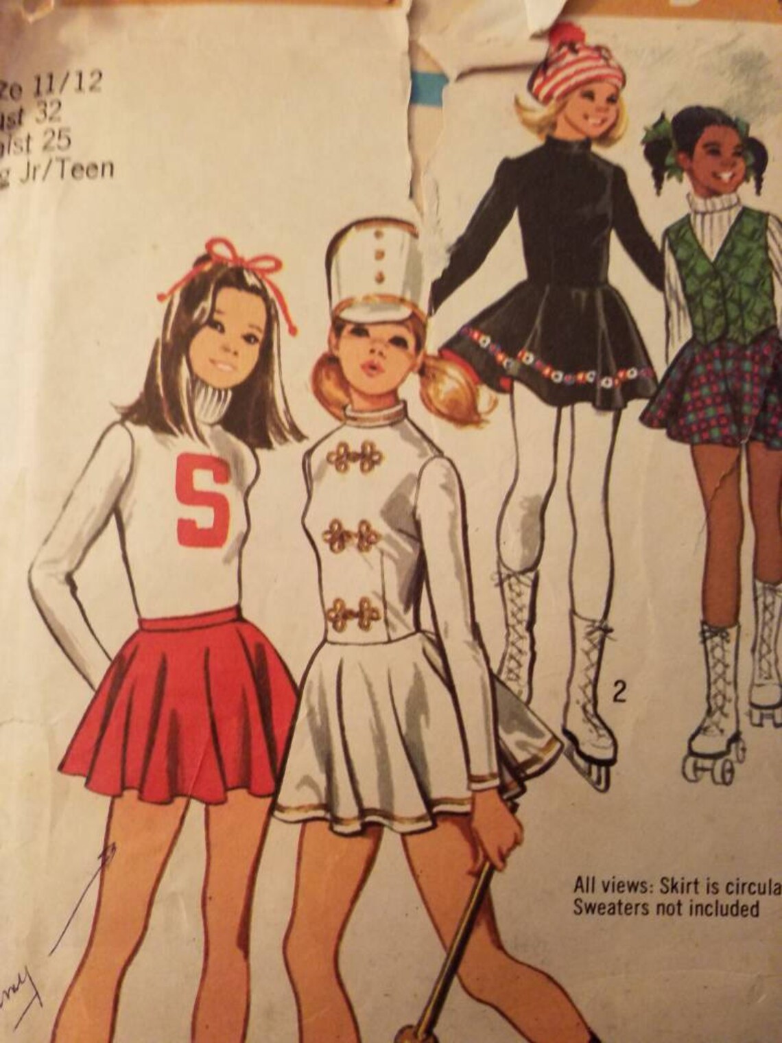 Majorette Cheerleading Costume Pattern - Etsy