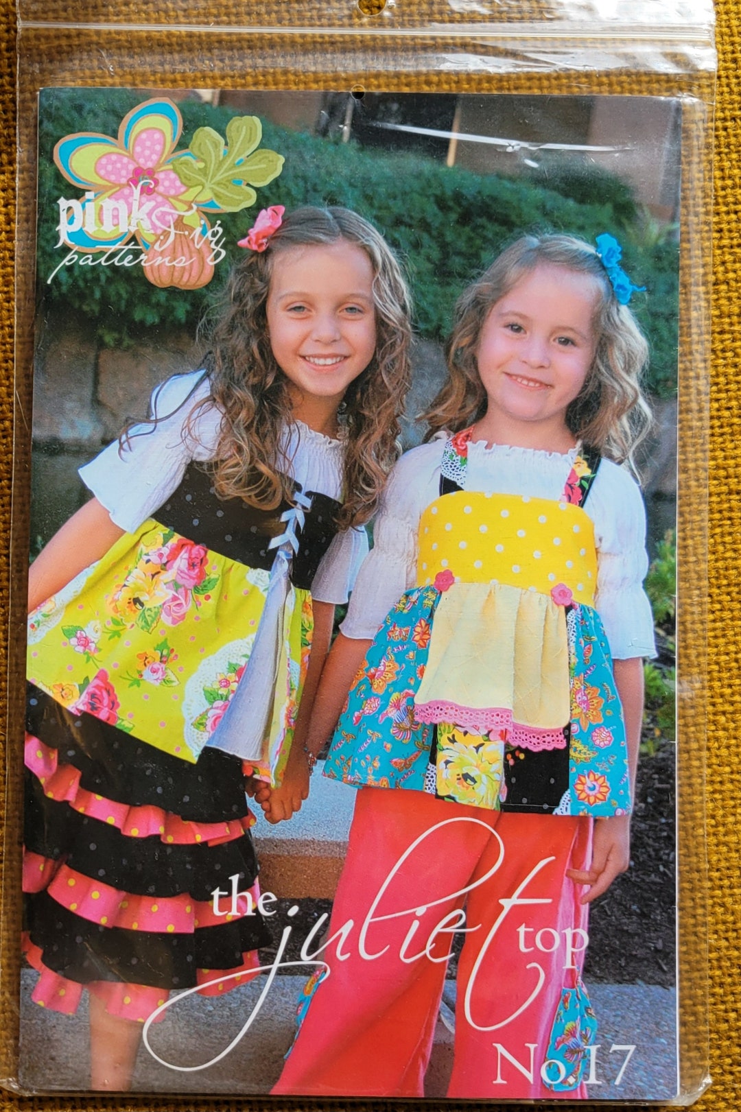 Pink Fig Patterns the Julia Top Girls Sewing Pattern - Etsy