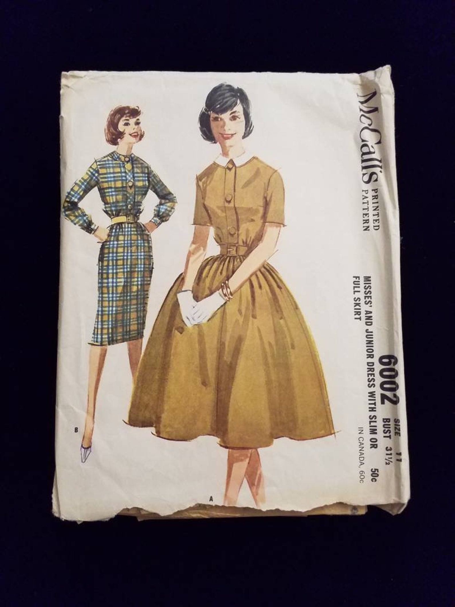 Vintage Mccall's Sewing Pattern. - Etsy