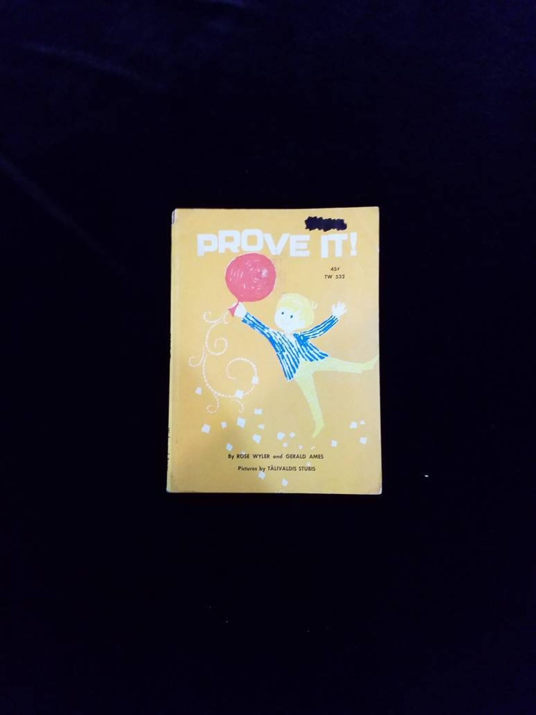 Prove It Vintage Science Avtivity Book - Etsy