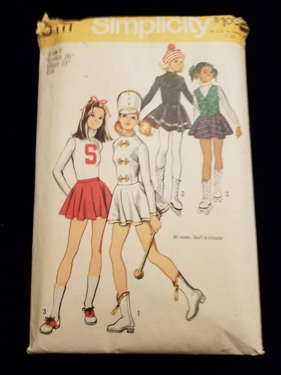 Majorette Cheerleading Costume Pattern - Etsy