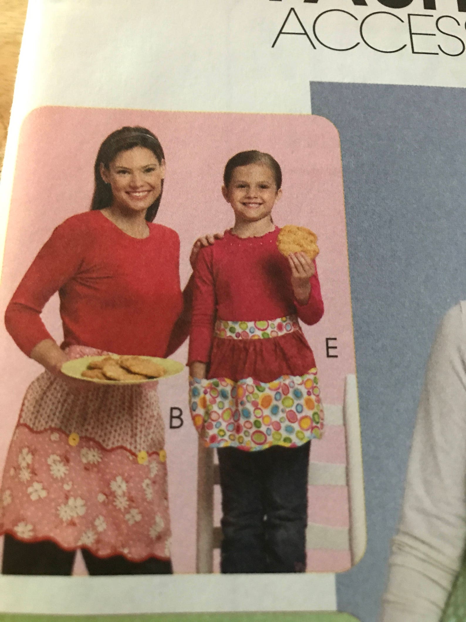 Mother Daughter Apron Set Pattern - Etsy