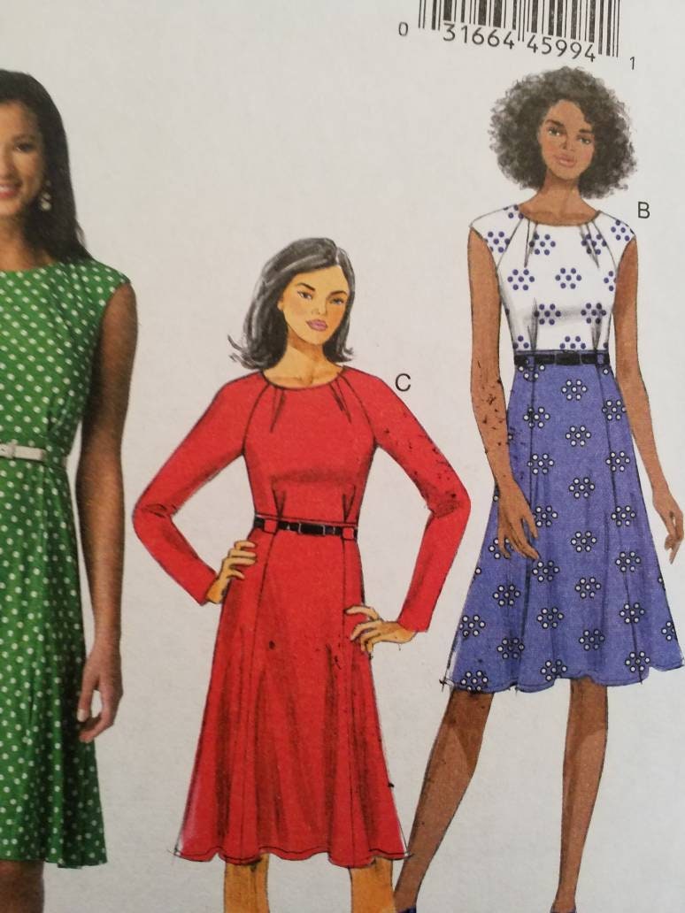 Butterick Plus Size Ladies Summer Dress Sewing Pattern | Etsy