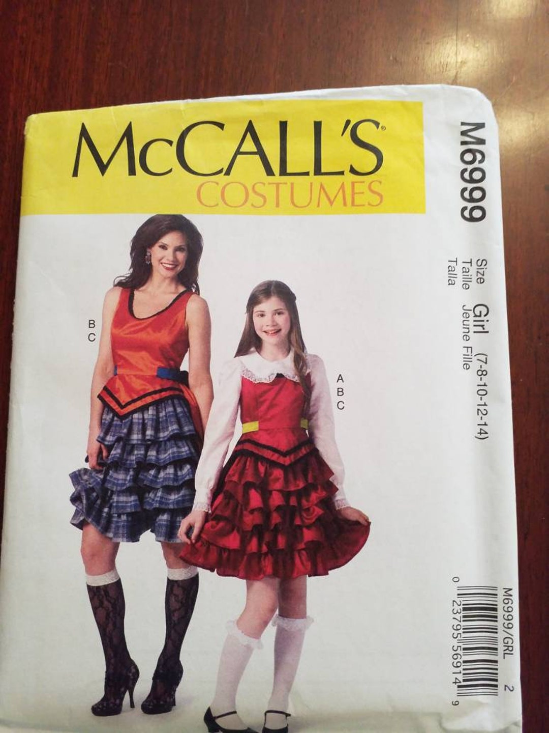 Mccall's Girls Cosplay Costume Sewing Pattern - Etsy
