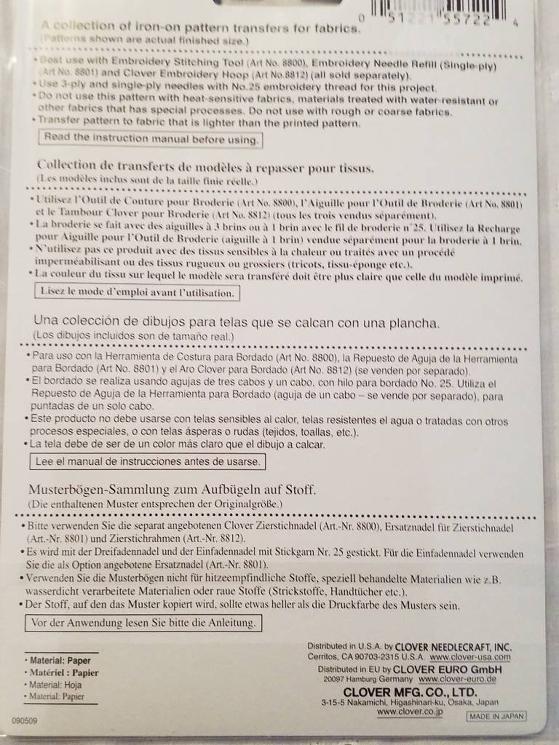 Clover Hand Embroidery Pattern Animal Design - Etsy