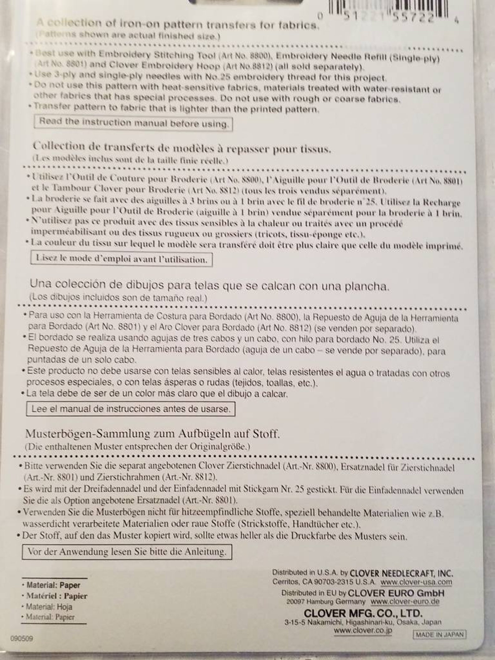 Clover Hand Embroidery Pattern Animal Design - Etsy