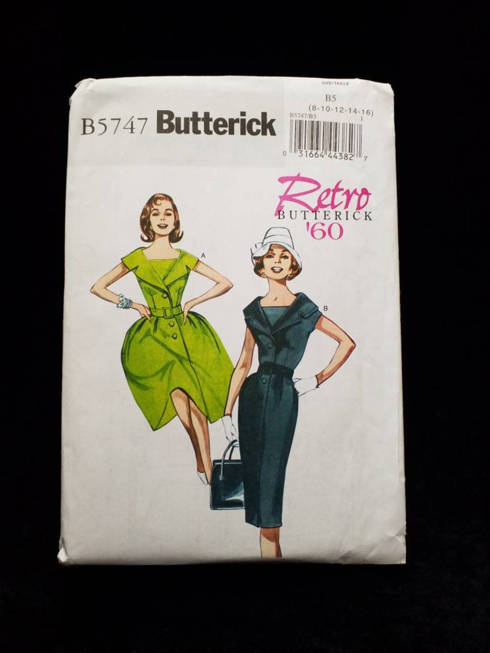 Butterick Retro '60 Dress Sewing Pattern. New | Etsy