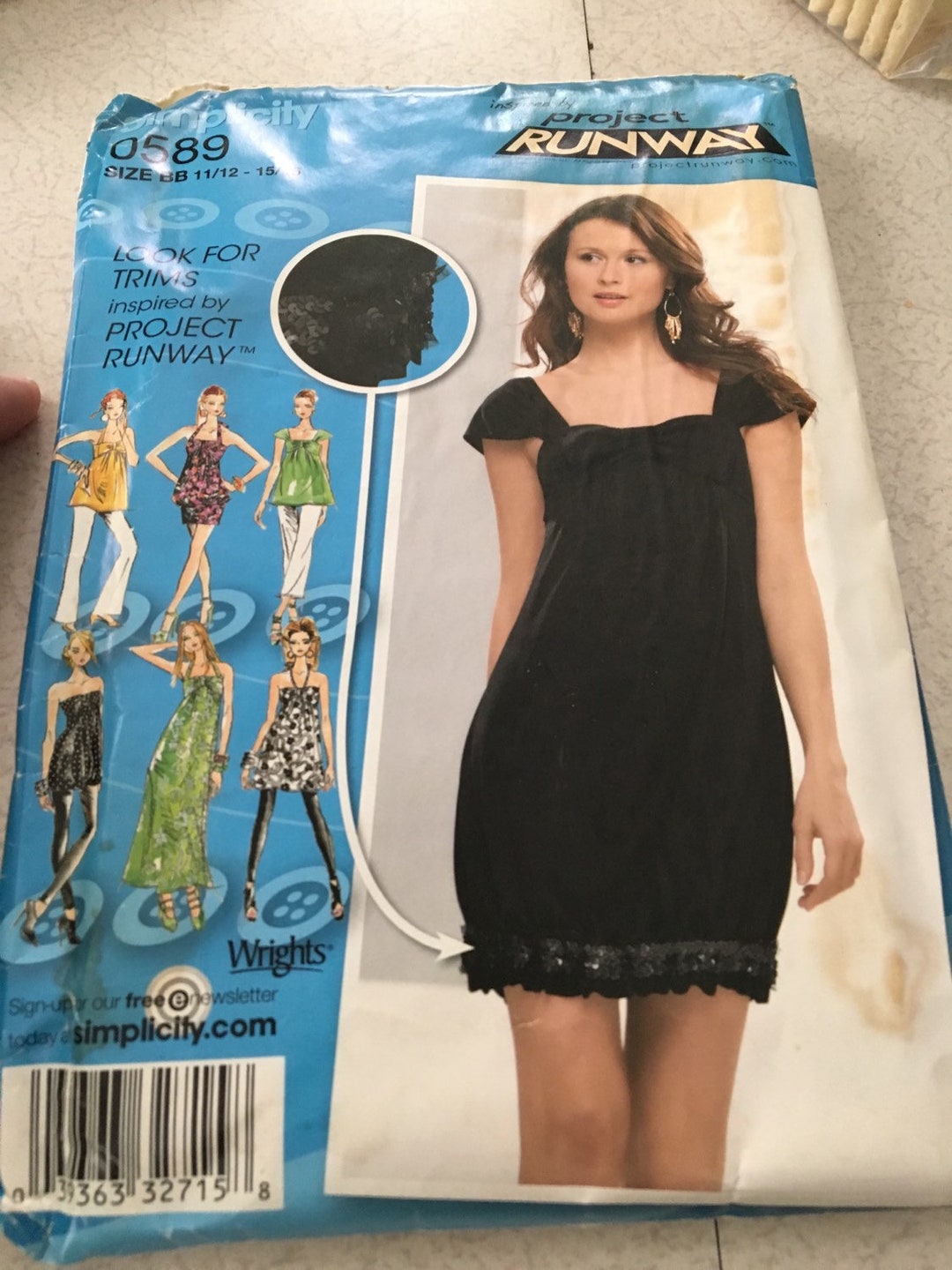 Project Runway Dress Pattern - Etsy