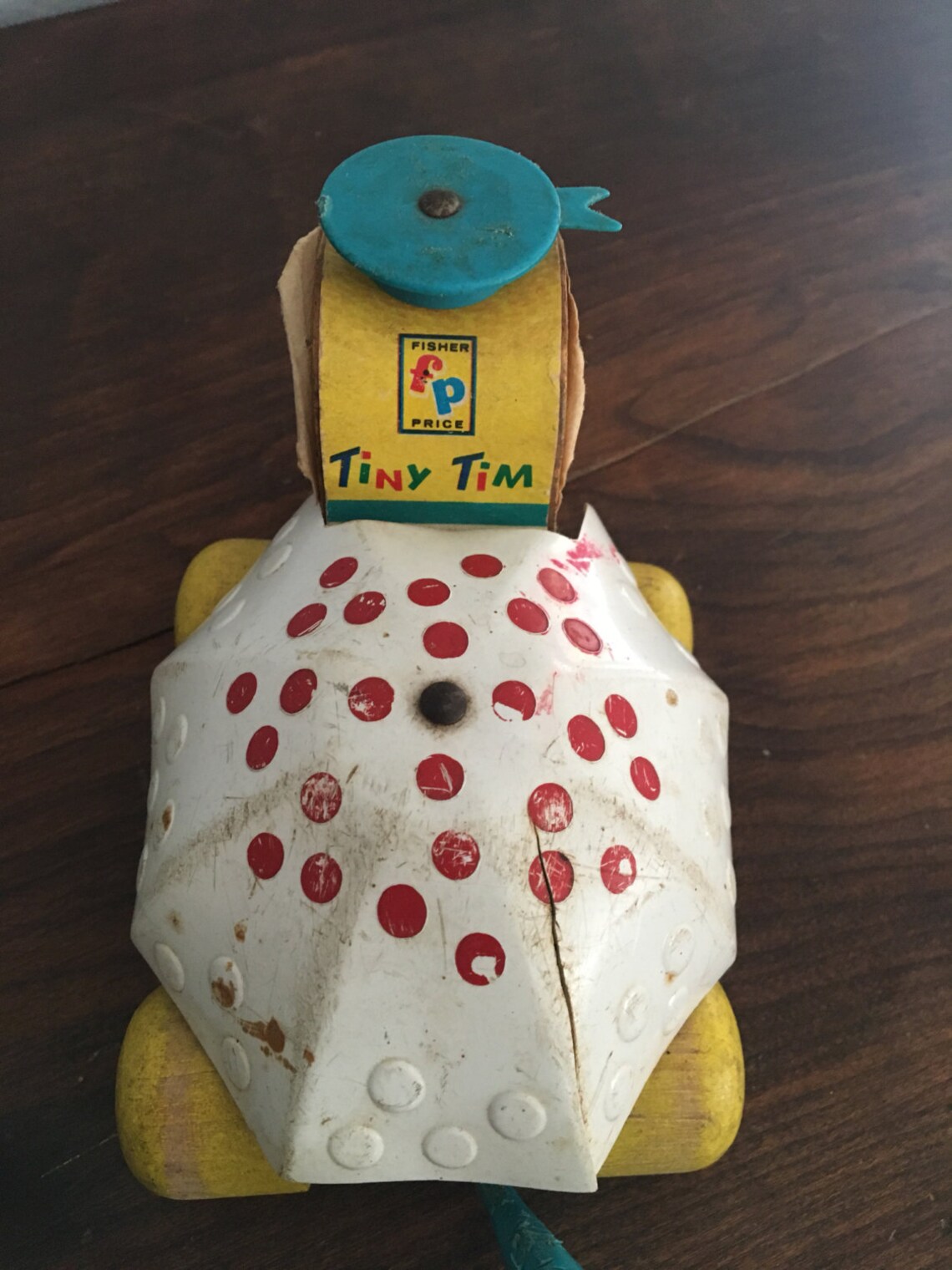 Vintage Fisher Price Tiny Tim Turtle Toy - Etsy