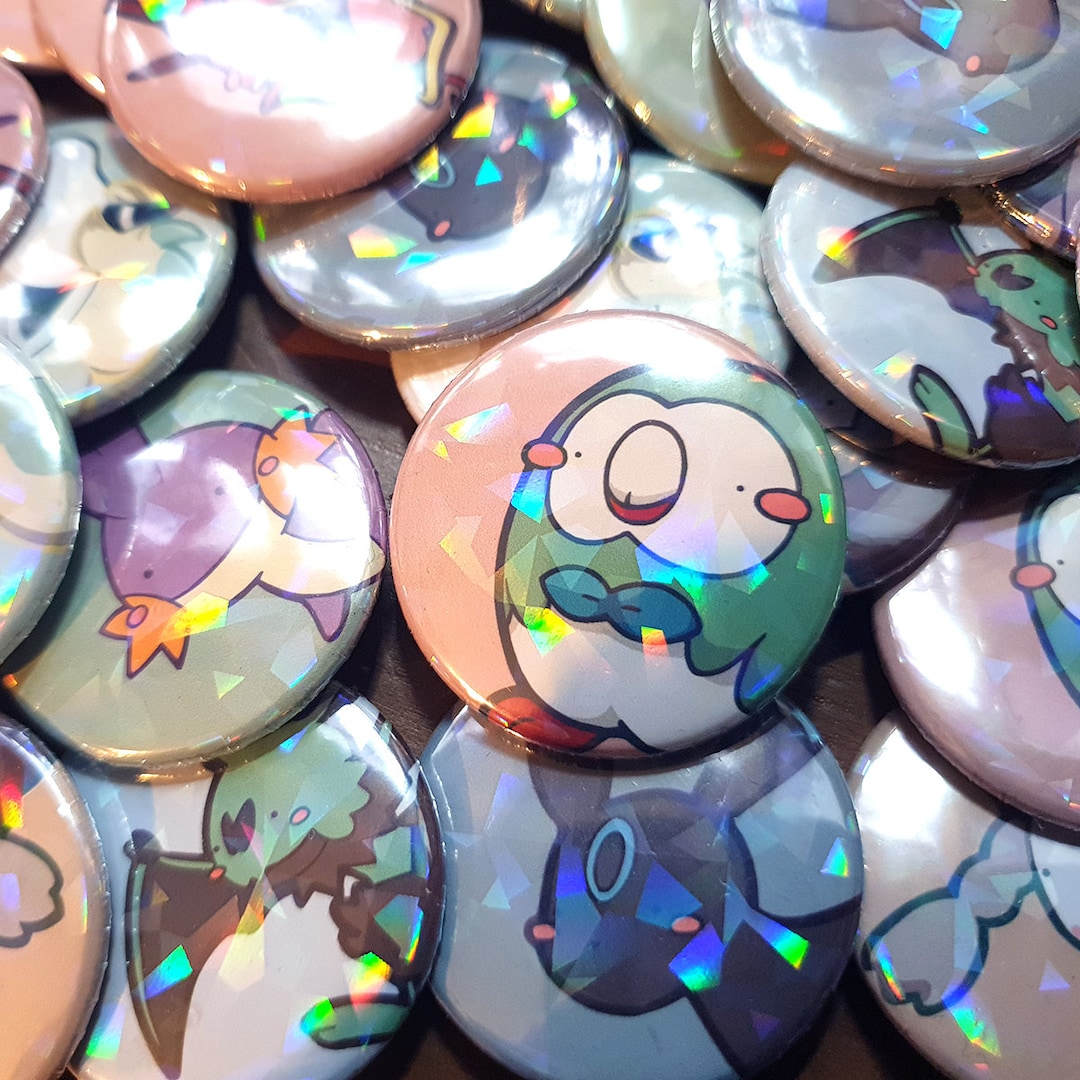 Shiny Pokémon Buttons Choose Your Own - Etsy