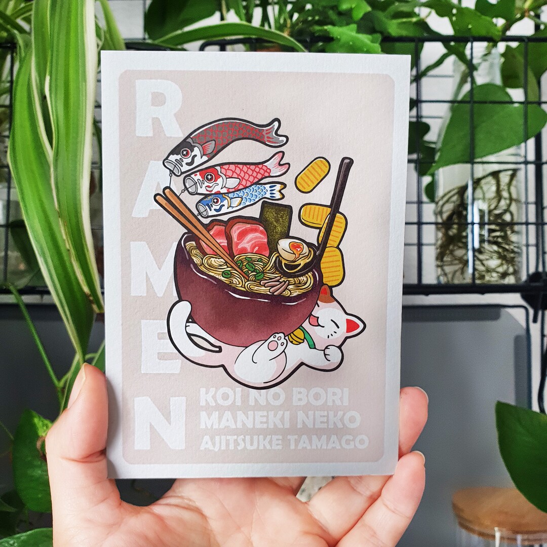 Ramen Mini Print - Etsy