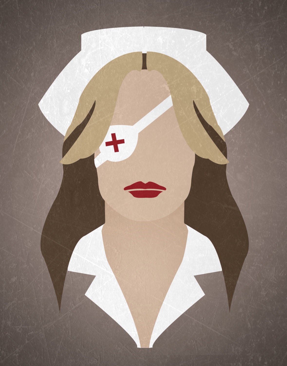 Minimalist Print Inspired by Elle Driver From the Films "kill Bill Vol ...