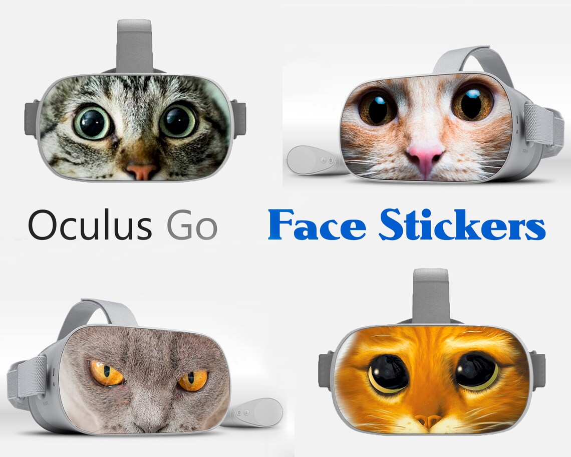 Face skin decal stickers for Oculus Go VR Headset. Cats | Etsy