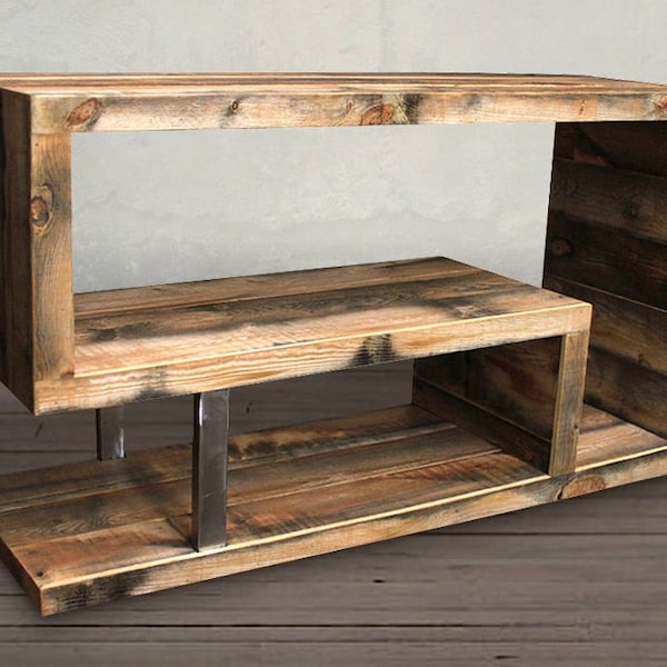 Rustic Tv Stand - Etsy