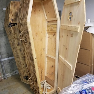 Coffin, Rustic Coffin,casket,primitive Casket,rustic Casket,coffee ...