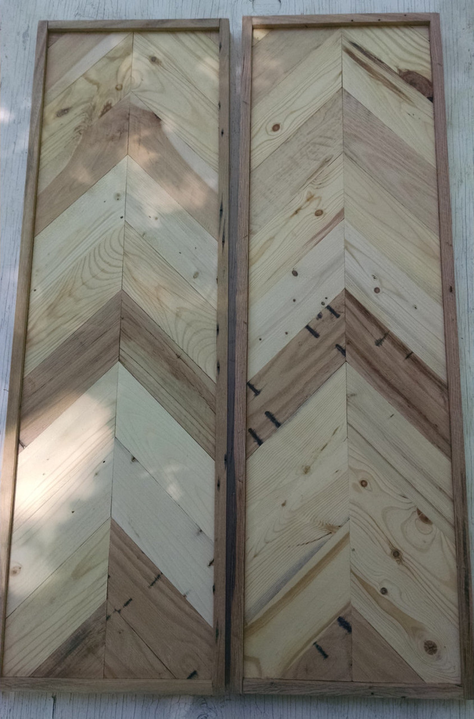 Chevron Shutters,chevron Tabletops,rustic Shutters, Indoor Shutters ...