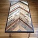Chevron Shutters,chevron Tabletops,rustic Shutters, Indoor Shutters ...