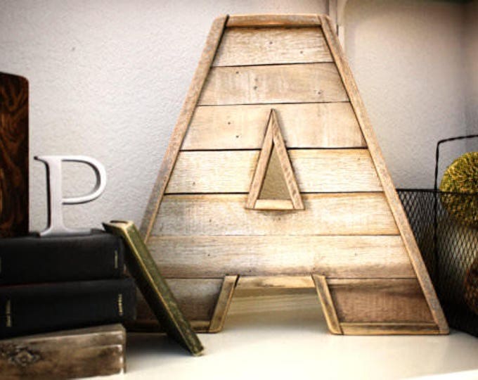 Personalized Rustic Barn Wood Letters / Large Custom Handmade Farmhouse ...