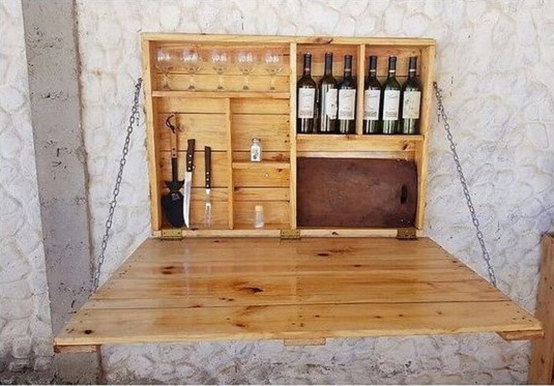 Murphy Bar,wall Bar,tiki Bar, Rustic Murphy Bar, Rustic Wall Bar,liquor ...