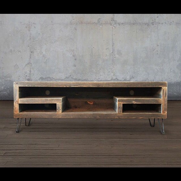 Rustic Tv Stand - Etsy