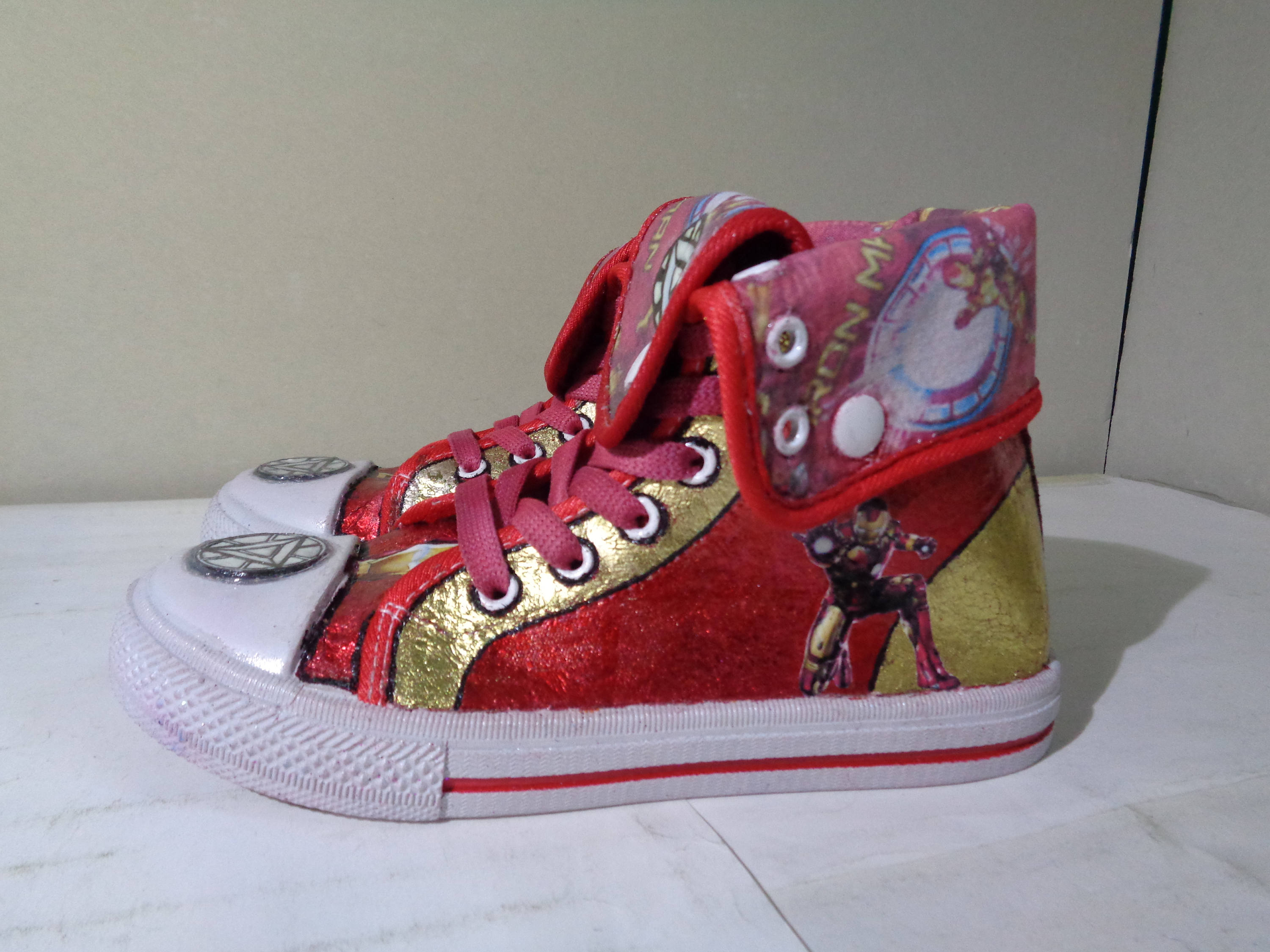 Chelise Customised Personalised Character Flat Biker Sneaker Boots Your ...