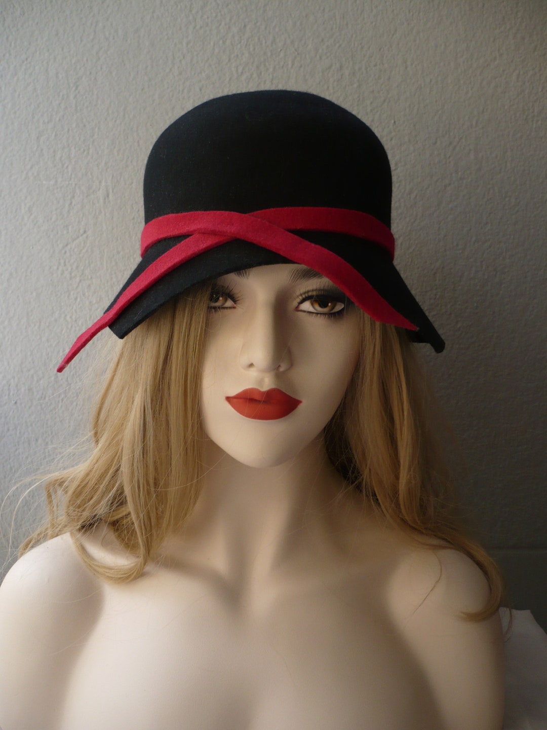 NEW Cloche Hat 20s Hat 20s Style Hat Felt Hat Wool Hat - Etsy