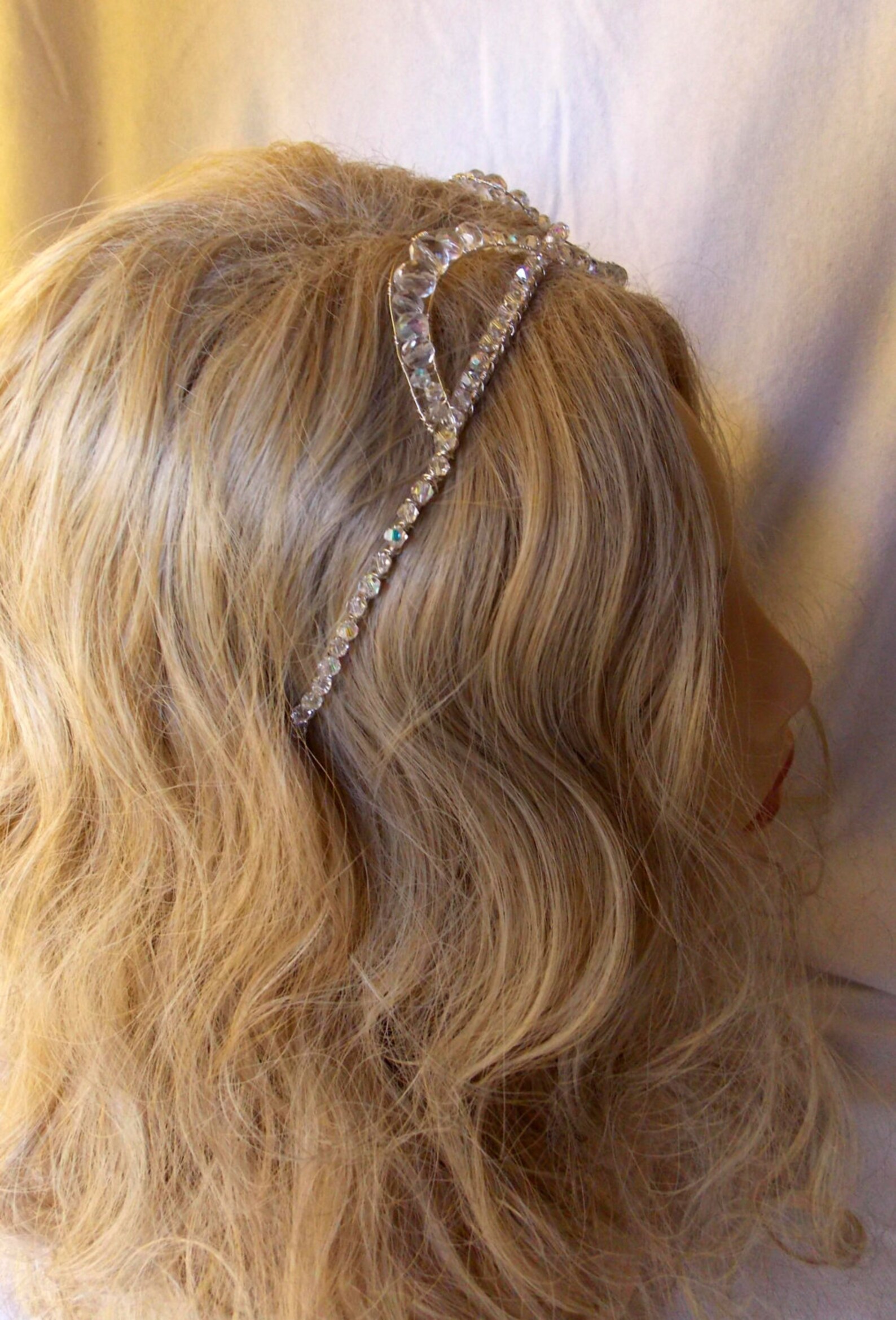 Bride Diadem Crystals Diadem Tiara Bridal Accessories | Etsy